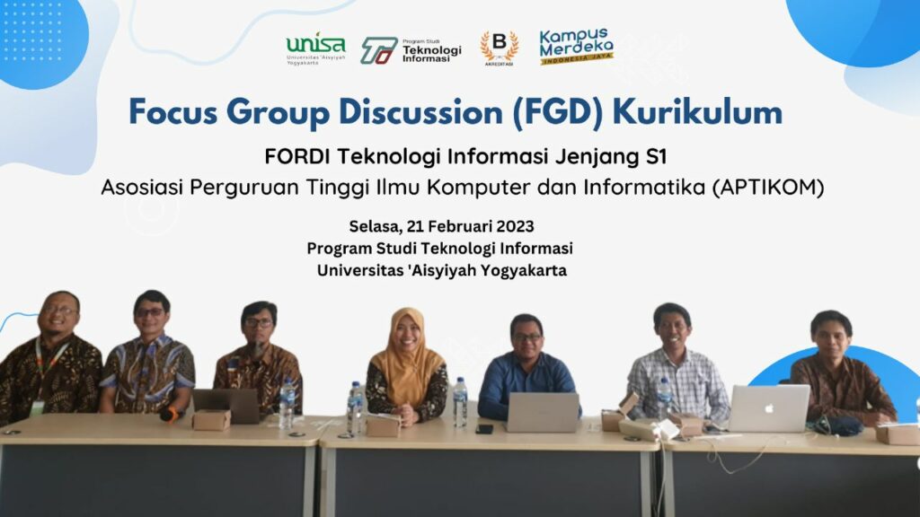 Program Studi Teknologi Informasi UNISA Yogyakarta melaksanakan FGD ...